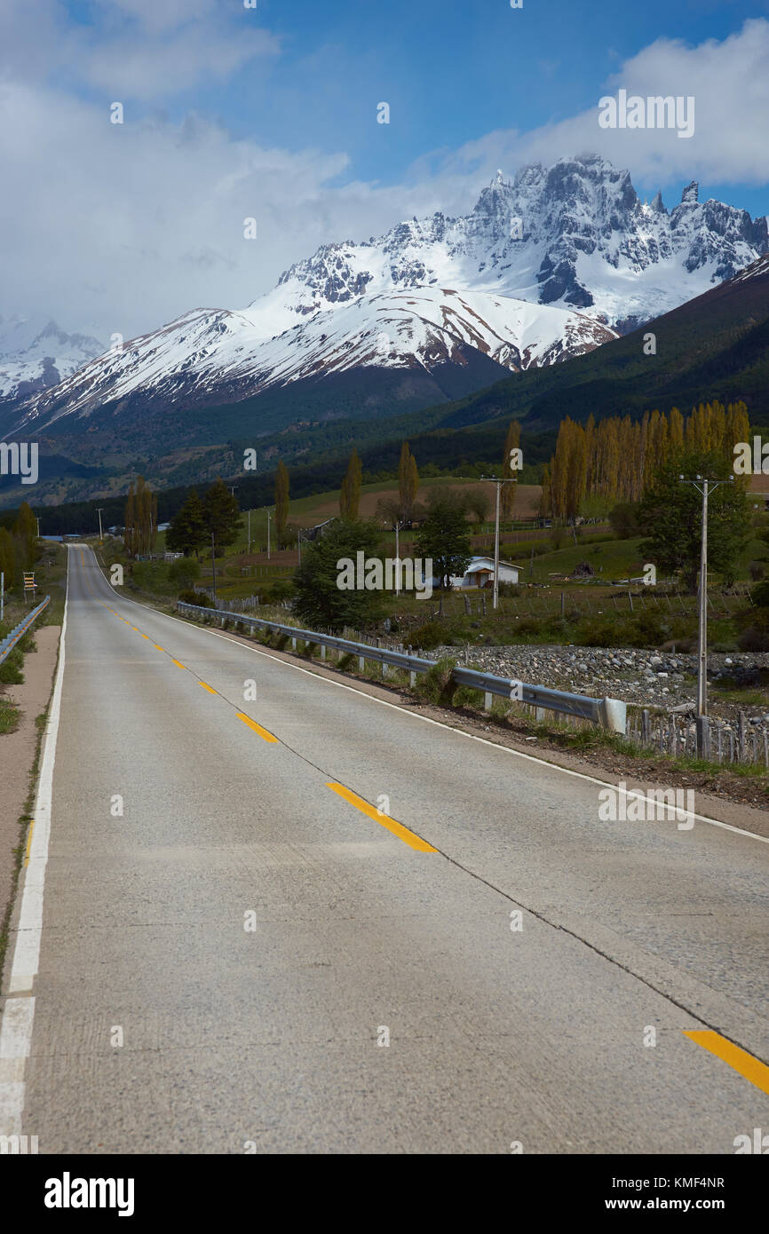 The Carretera Austral; famous road connecting remote towns and villages ...