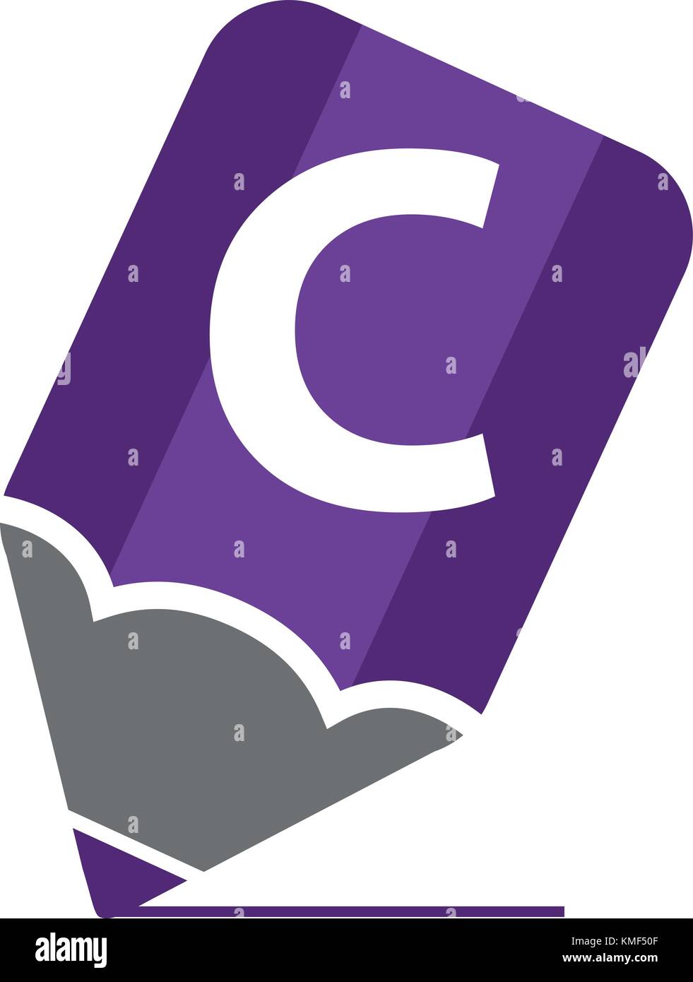 Pencil Initial C Stock Vector Image & Art - Alamy