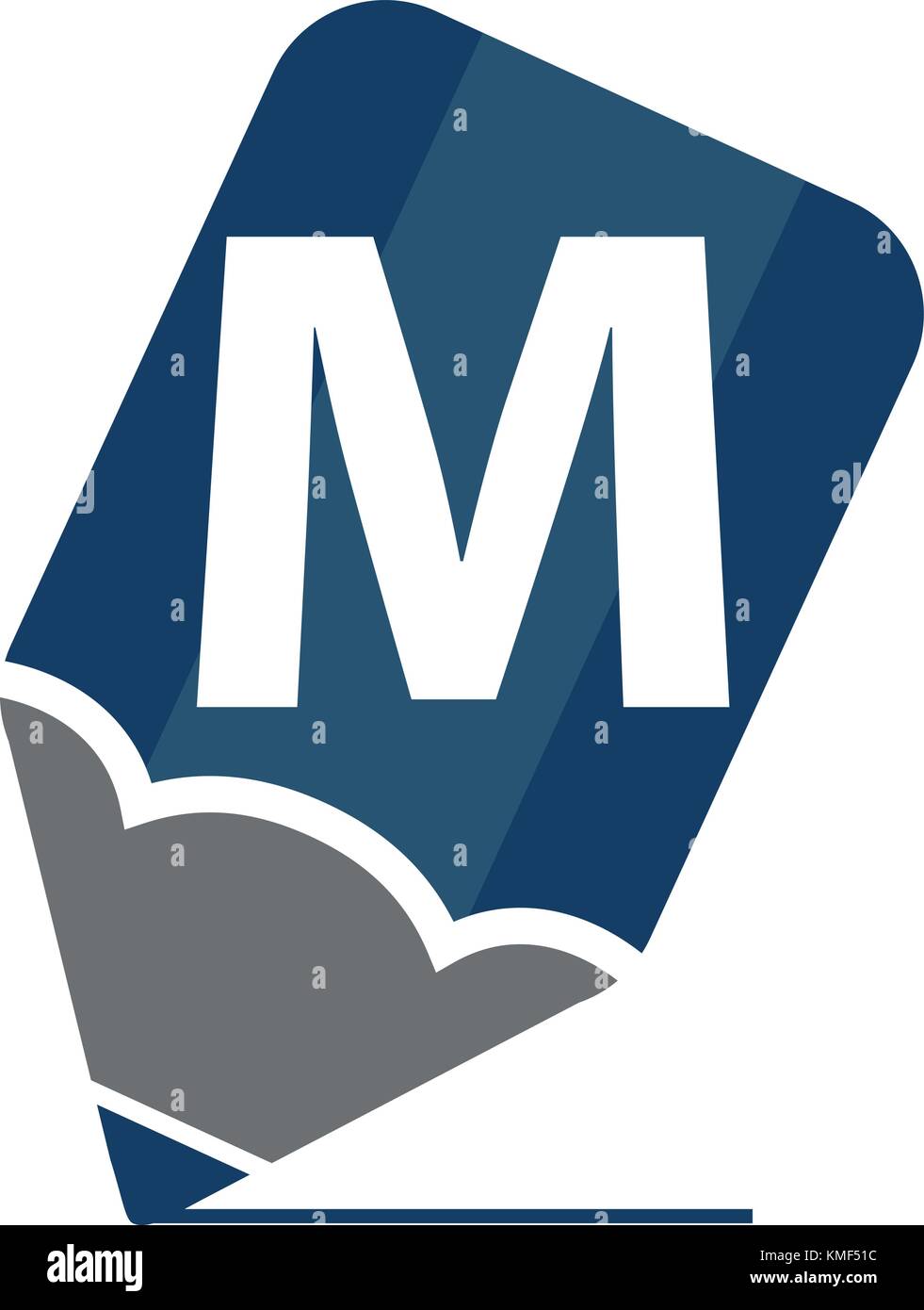 Pencil Initial M Stock Vector Image & Art - Alamy
