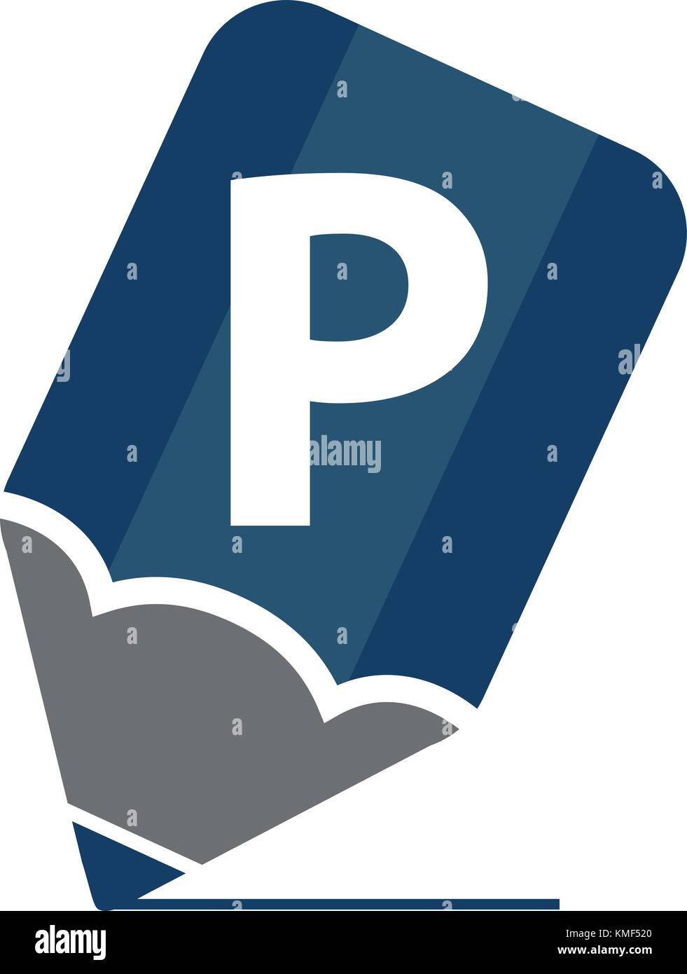 Pencil Initial P Stock Vector Image & Art - Alamy