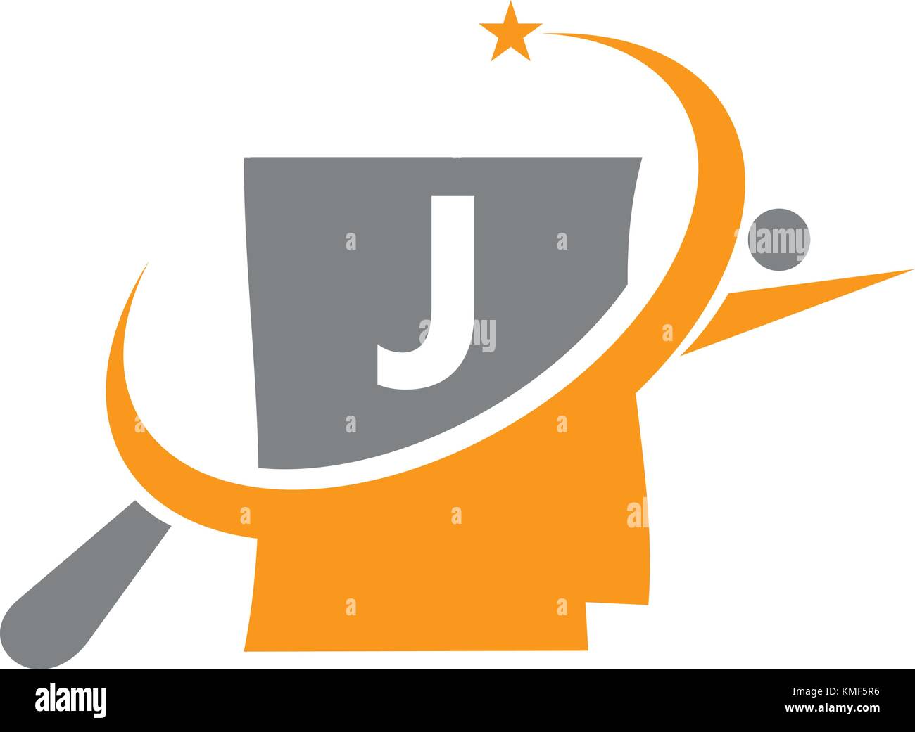 Search Job Portfolio Letter J Stock Vector Image & Art - Alamy