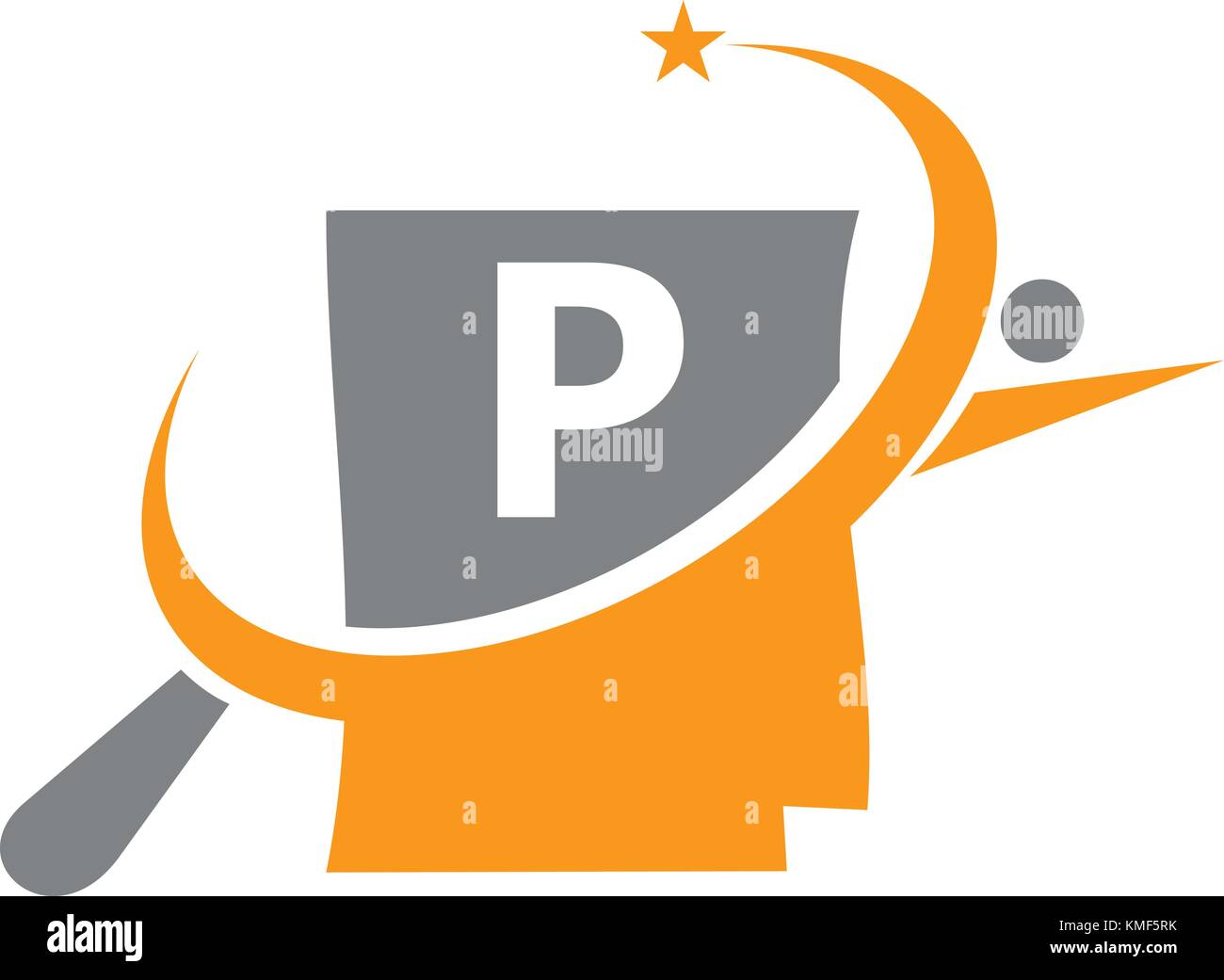 Search Job Portfolio Letter P Stock Vector Image & Art - Alamy