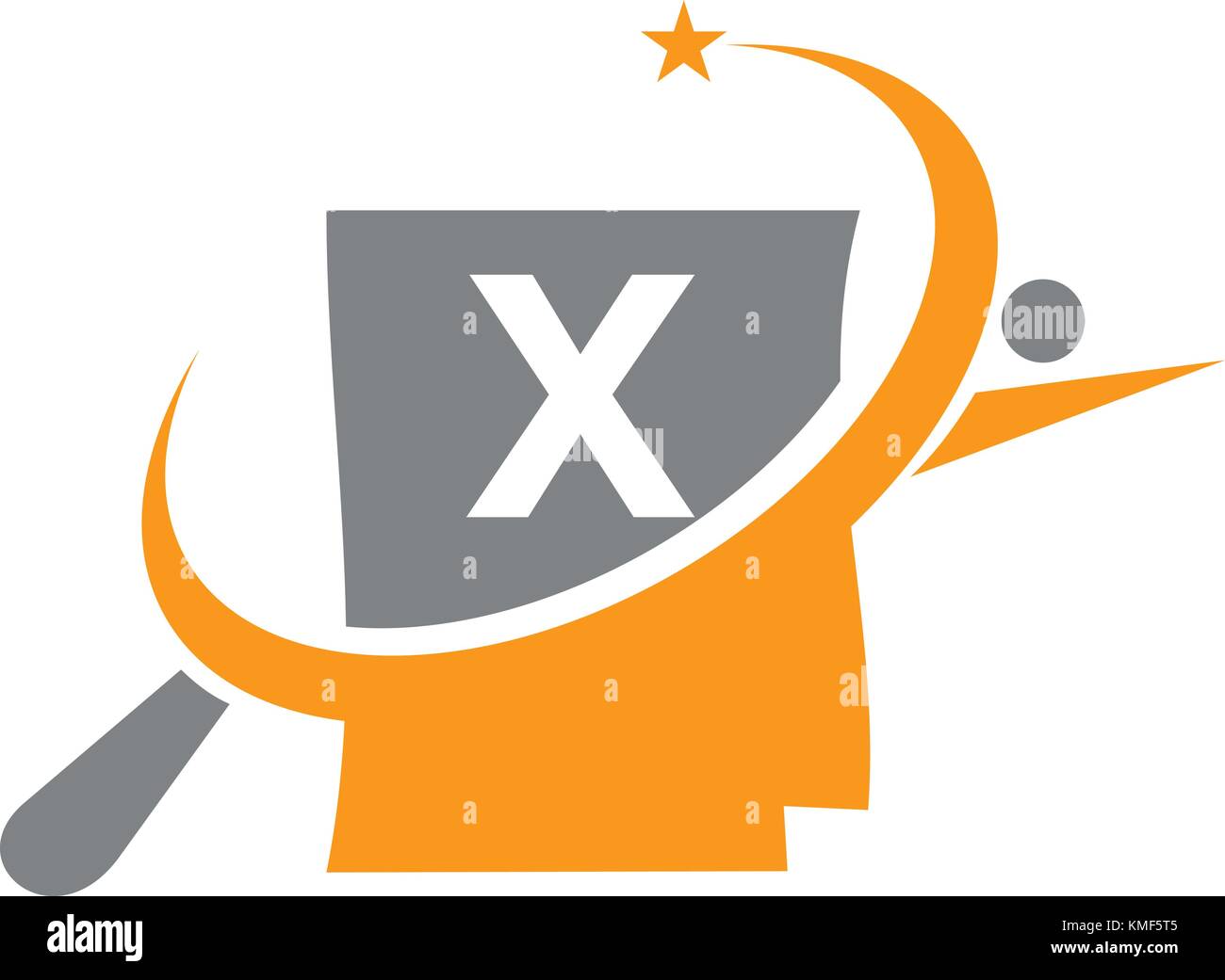 Search Job Portfolio Letter X Stock Vector Image & Art - Alamy