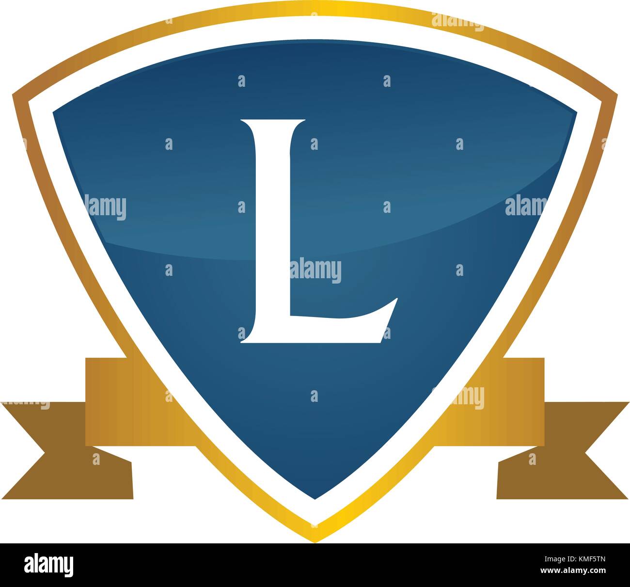 shield-ribbon-letter-l-stock-vector-image-art-alamy