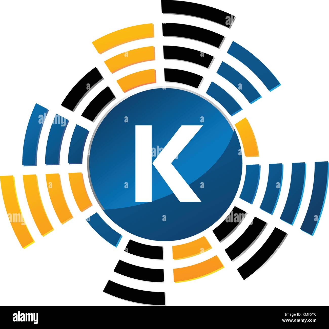 Sound Service Production Letter K Stock Vector Image & Art - Alamy