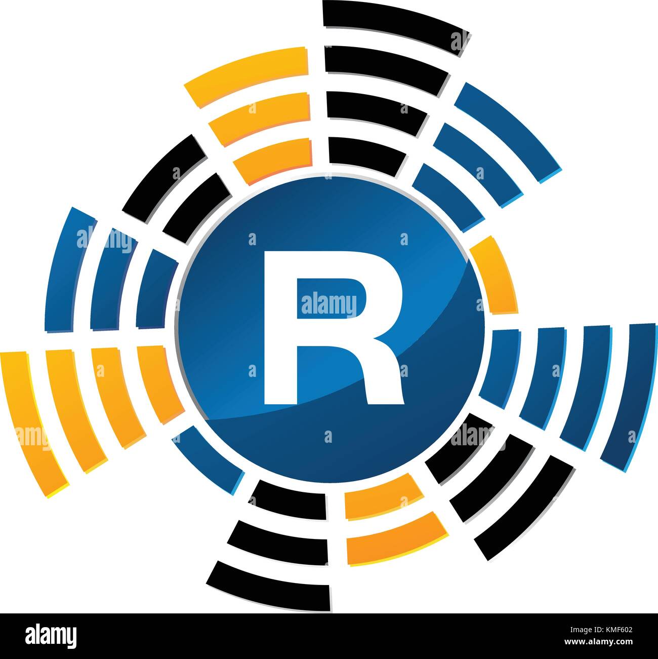 Sound Service Production Letter R Stock Vector Image & Art - Alamy