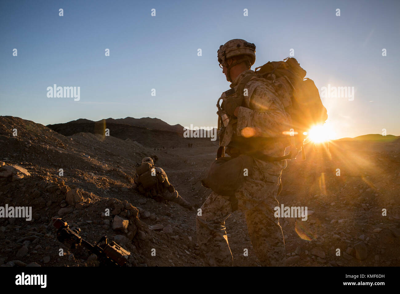 U.S. Marine Corps Cpl. Tanner Reihm, a squad leader with 3rd Battalion ...