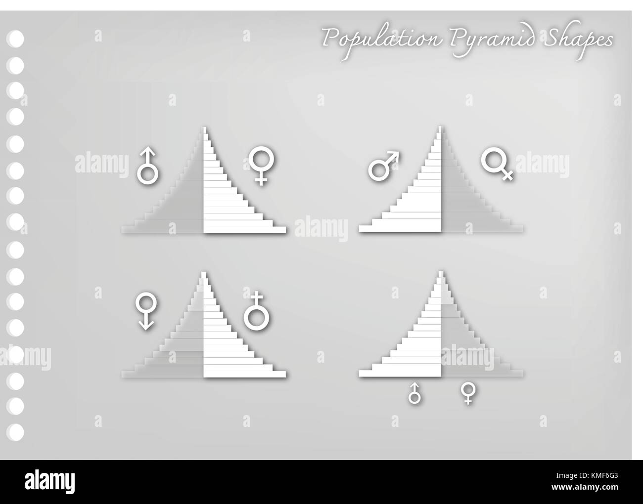 Population pyramid Black and White Stock Photos & Images - Alamy