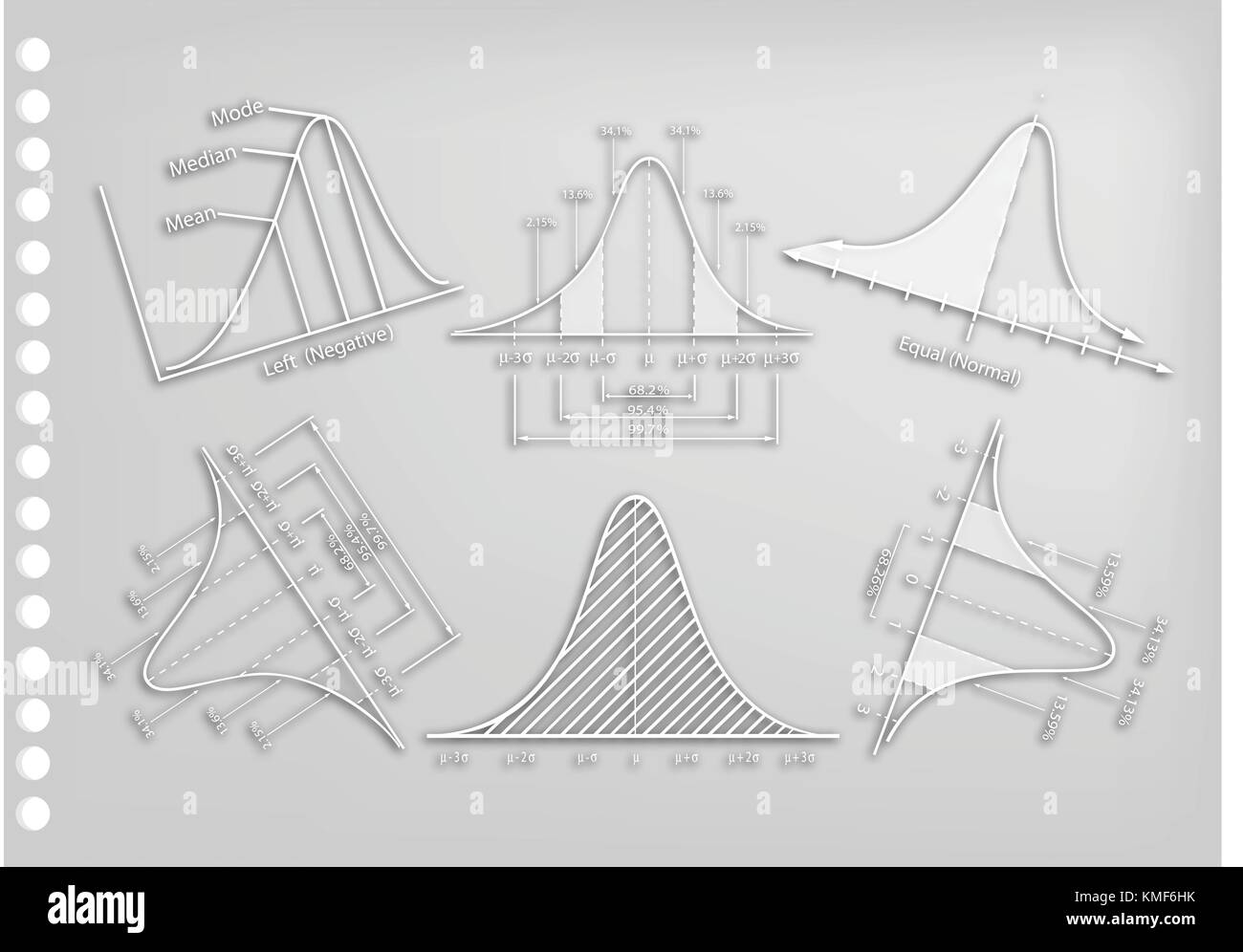 Business and Marketing Concepts, Illustration Paper Art Craft Set of ...