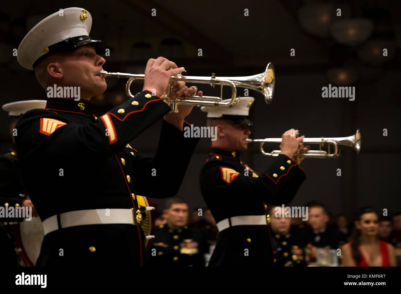 U S Marines With The Marine Corps Forces Pacific Band Perform During