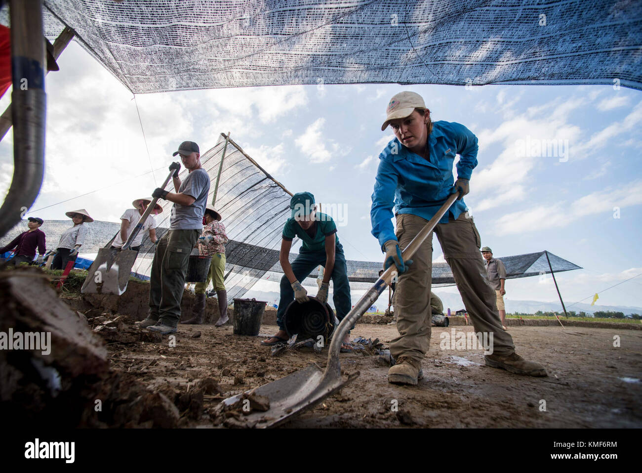 Allison Campo, a scientific recovery expert with the Defense POW/MIA ...