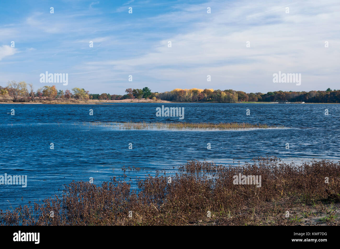 marsh and flowage pools at necedah national wildlife refuge in juneau ...