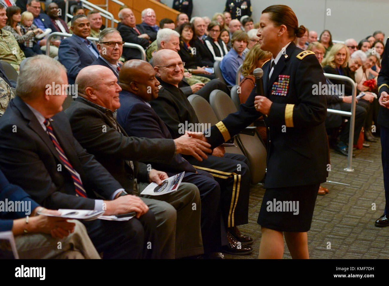 Maj. Gen. Elizabeth Austin welcomes distinguished guests to her ...
