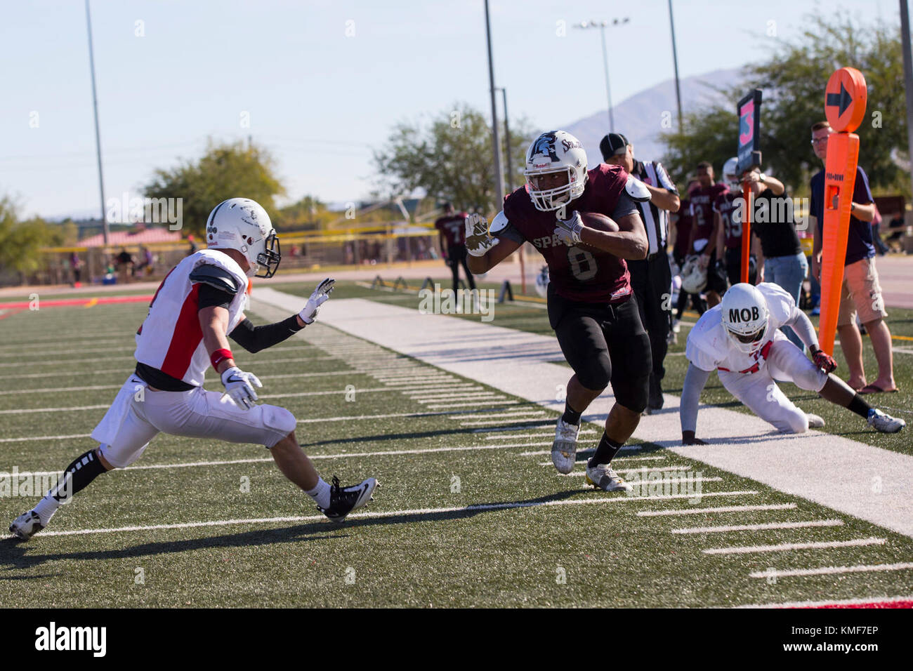 The Marine Corps Base, Headquarters and Support Battalion, football ...