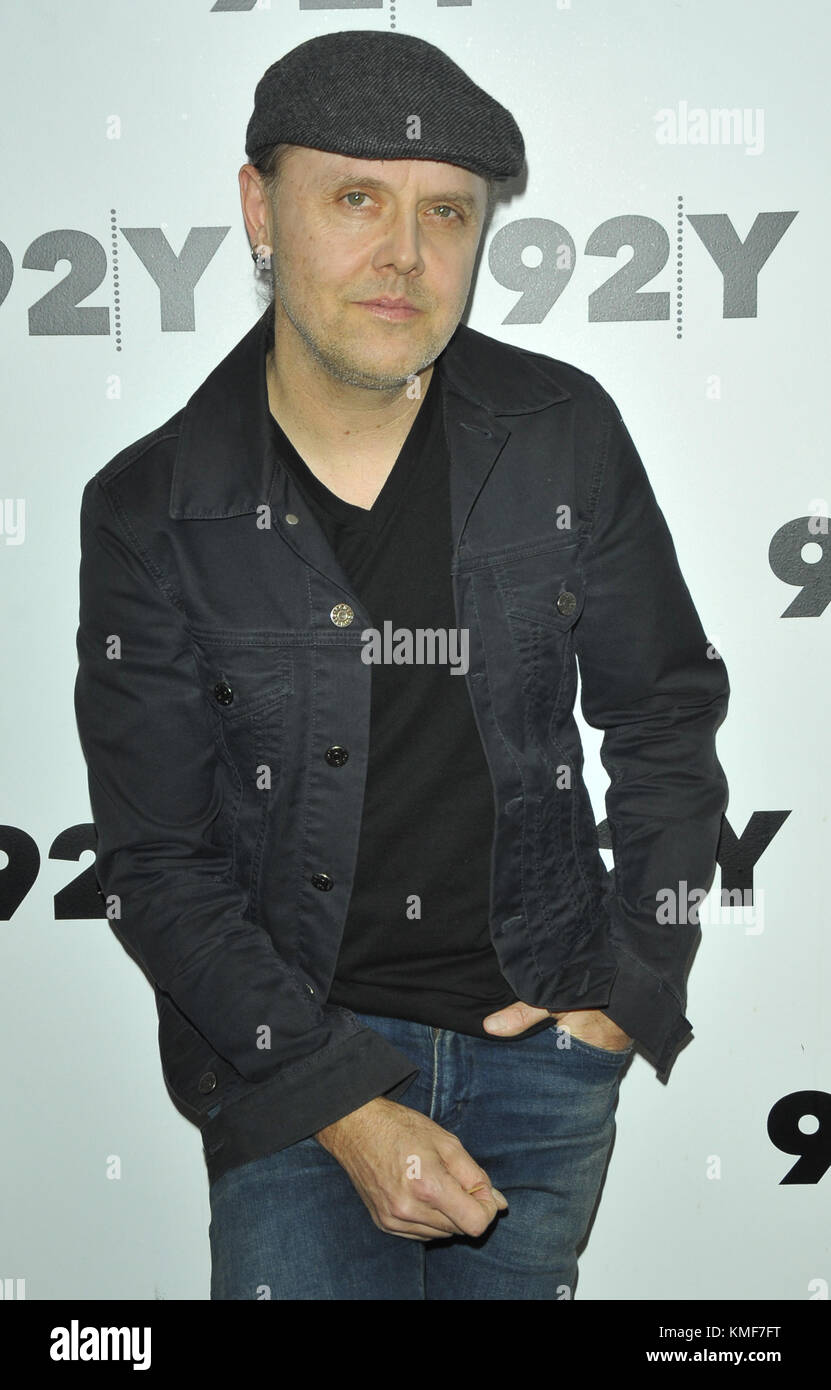 Metallica's Lars Ulrich visits 92Y in NYC Featuring: Lars Ulrich Where ...
