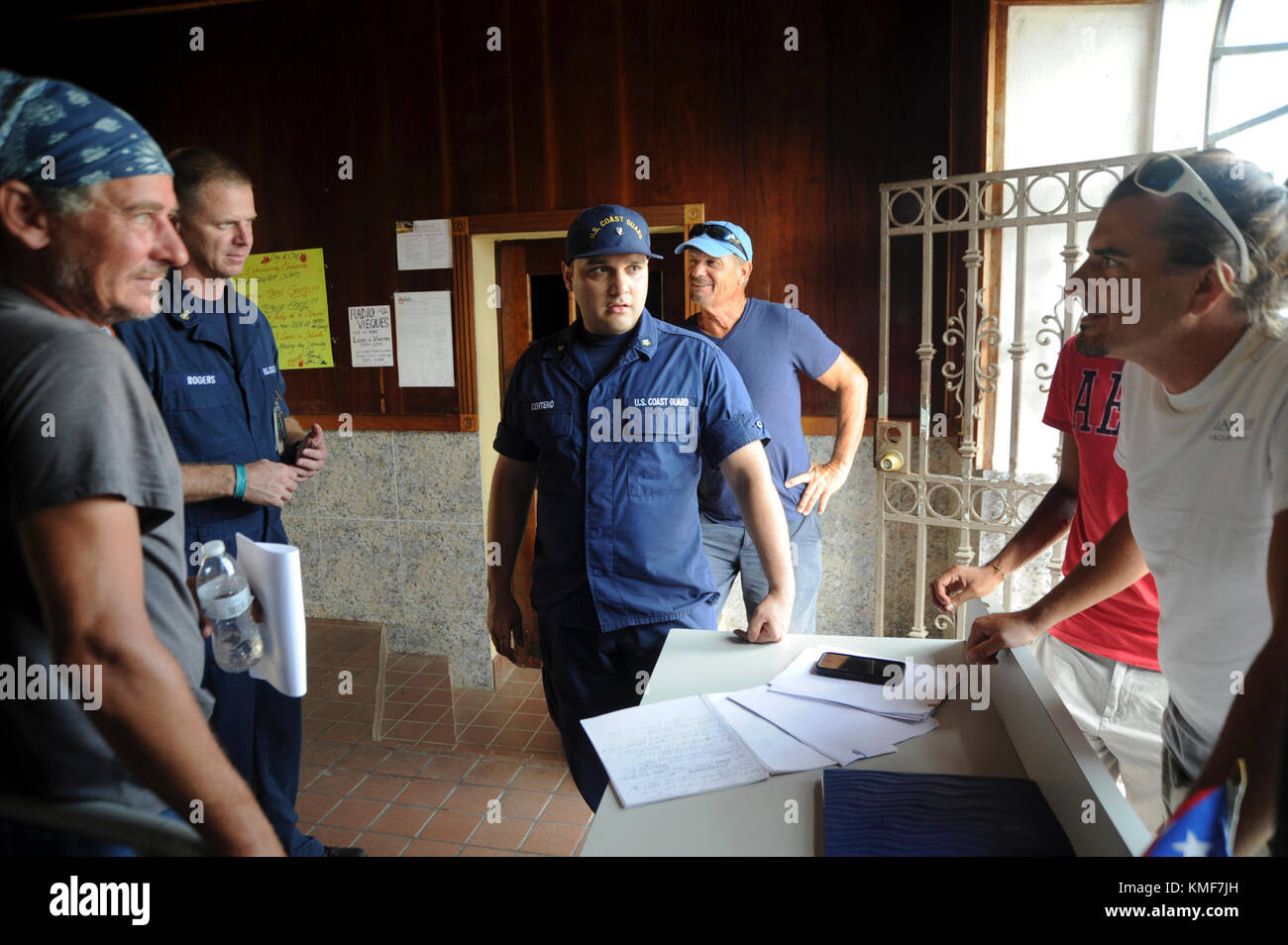 Coast Guard Chief Petty Officer Travis Rogers and Petty Officer 3rd ...