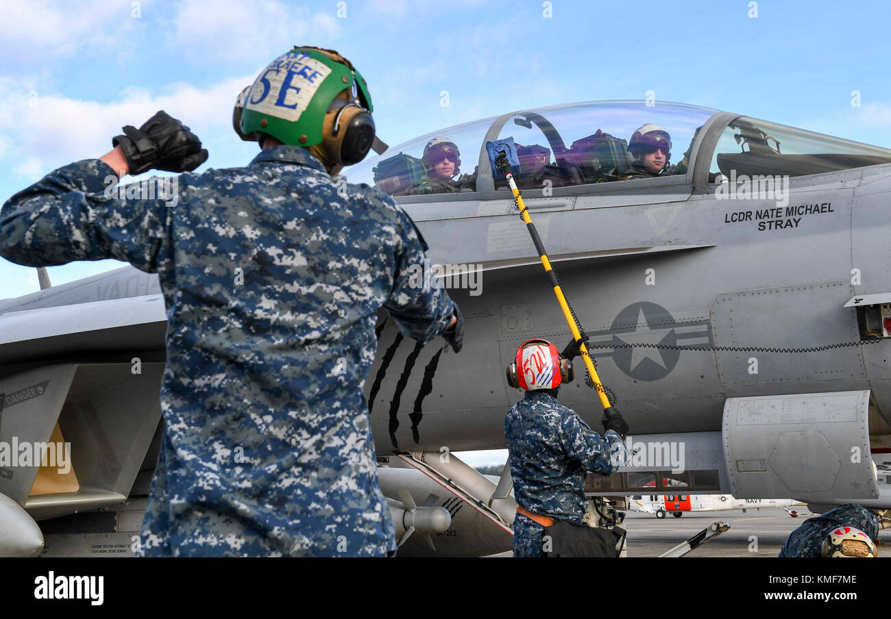 Electronic Attack Squadron (VAQ) 142, the Gray Wolves, return to Naval ...