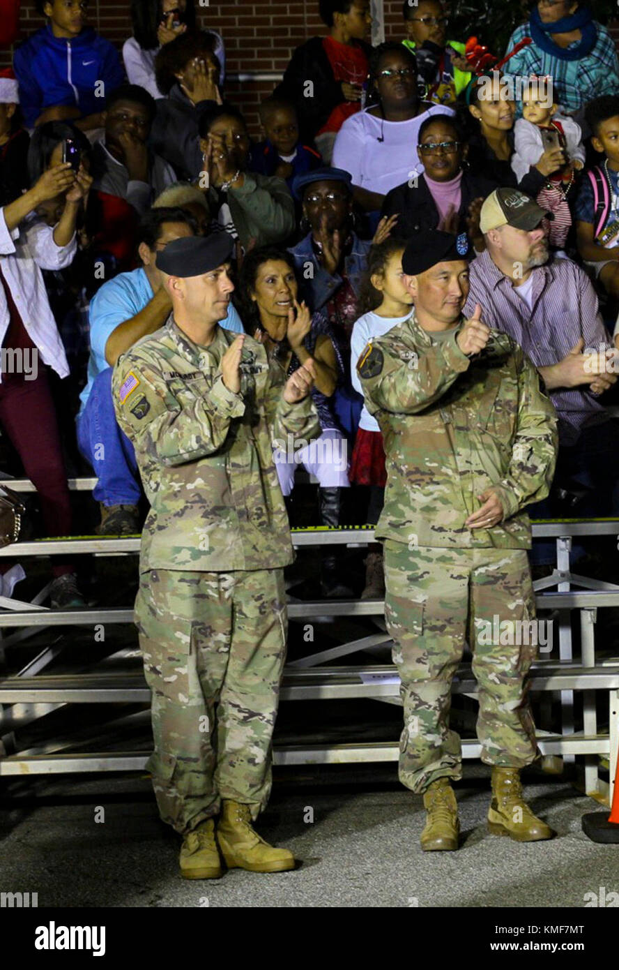 Col. James K. Dooghan (Right), commander of 2nd Armored Brigade Combat ...