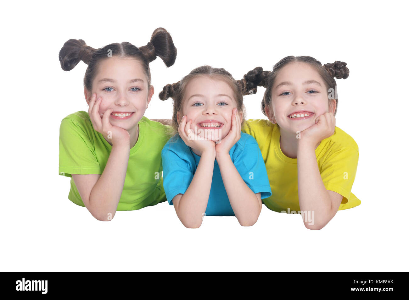 three cute little girls Stock Photo - Alamy