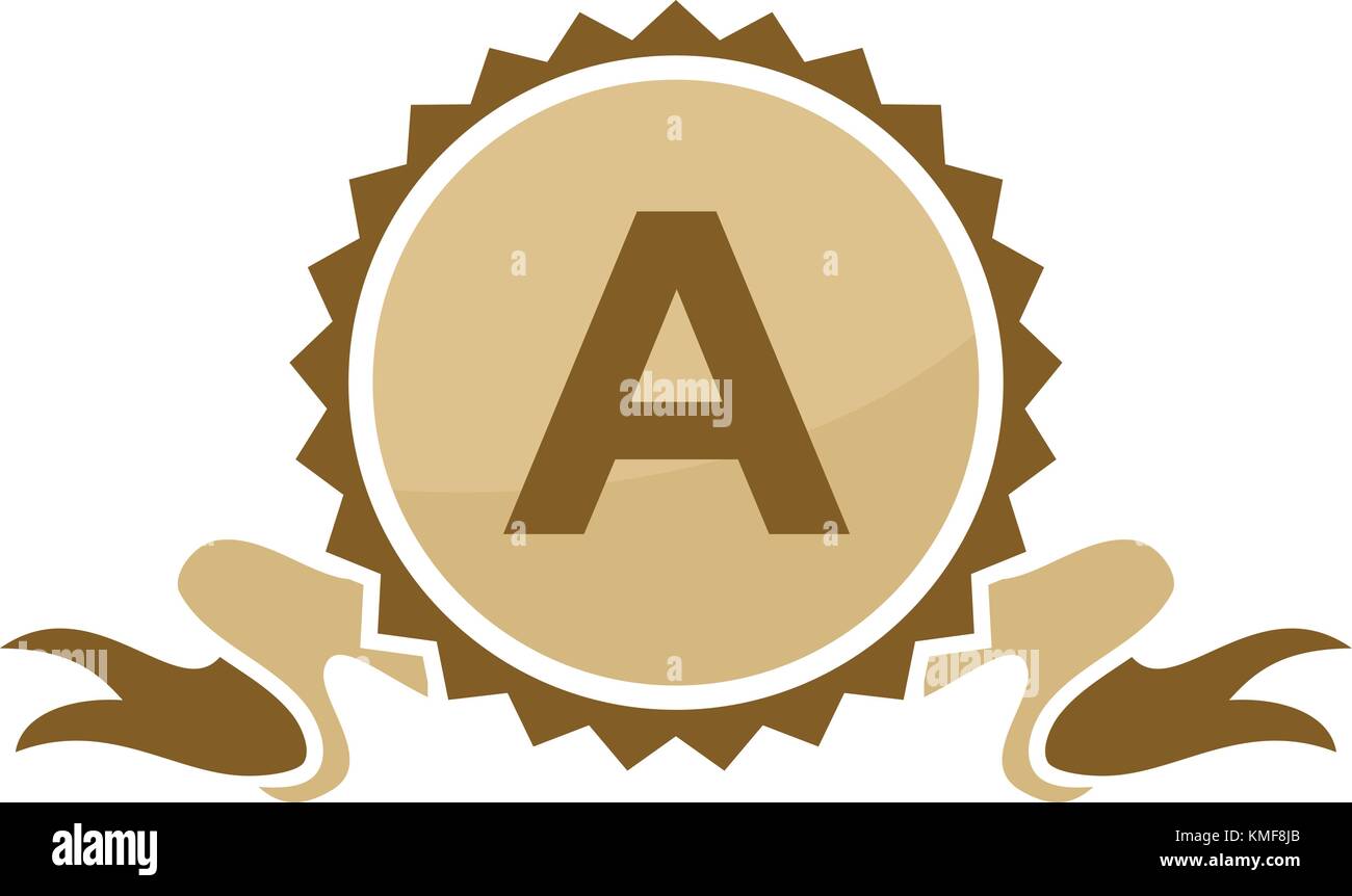 Best Quality Ribbon Letter A Stock Vector Image & Art - Alamy