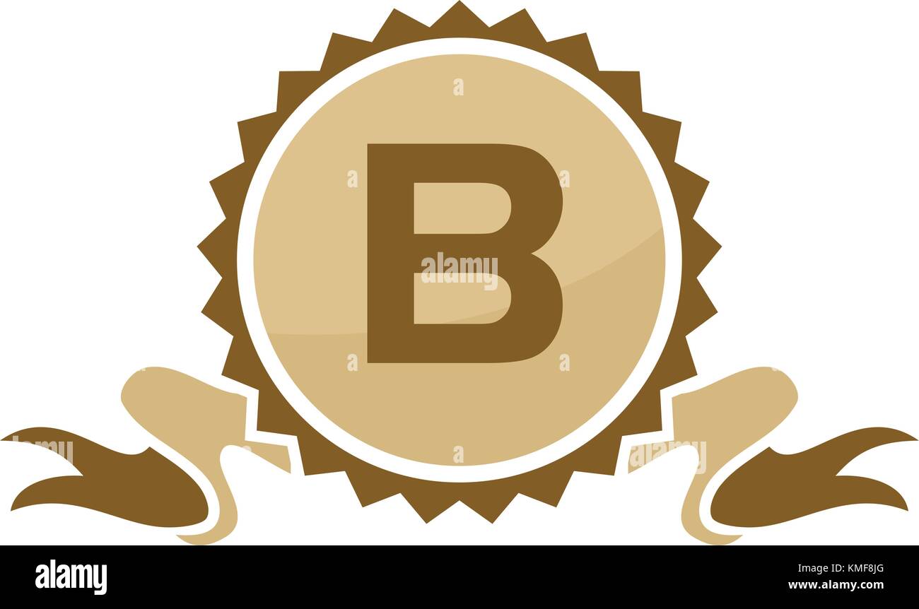 Best Quality Ribbon Letter B Stock Vector Image & Art - Alamy