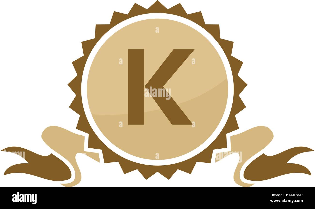 Best Quality Ribbon Letter K Stock Vector Image & Art - Alamy