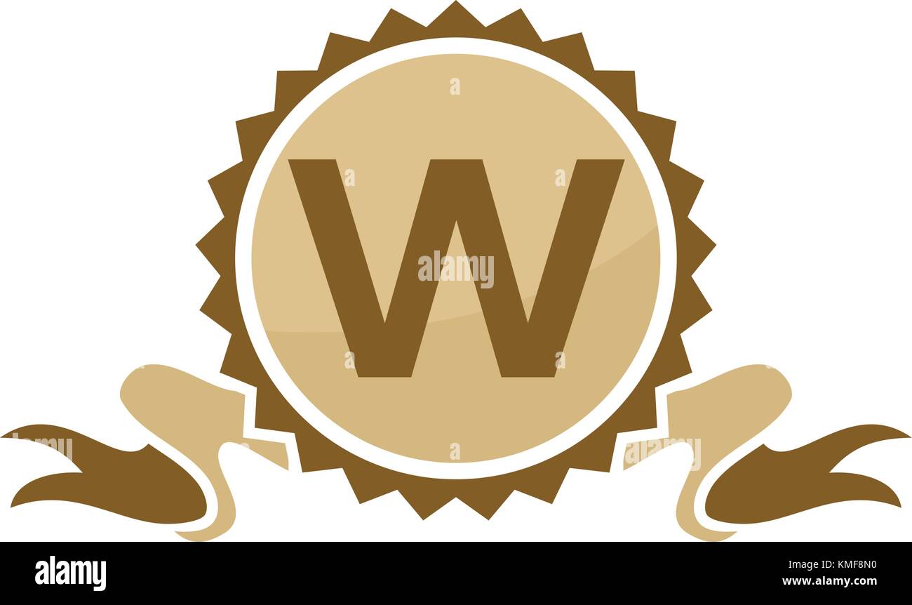 Best w letter logo hi-res stock photography and images - Alamy