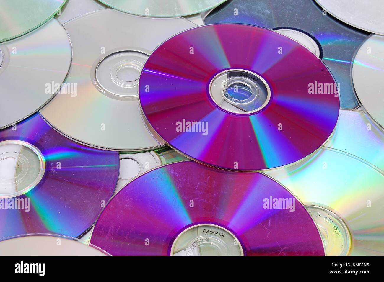 Cd,dvd reflective shiny cd dvds background texture pattern Stock Photo ...