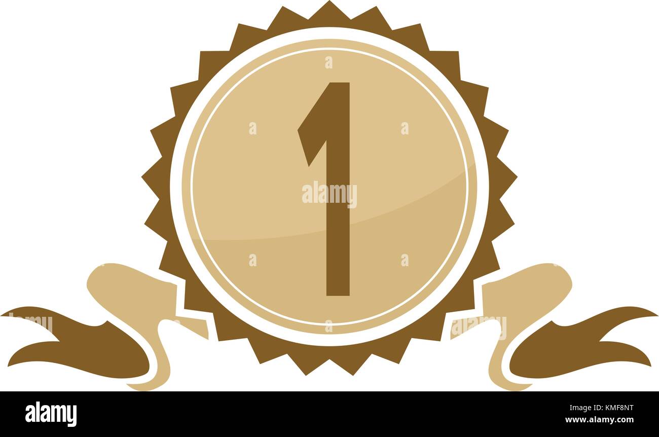 Best Quality Ribbon Number 1 Stock Vector Image & Art - Alamy