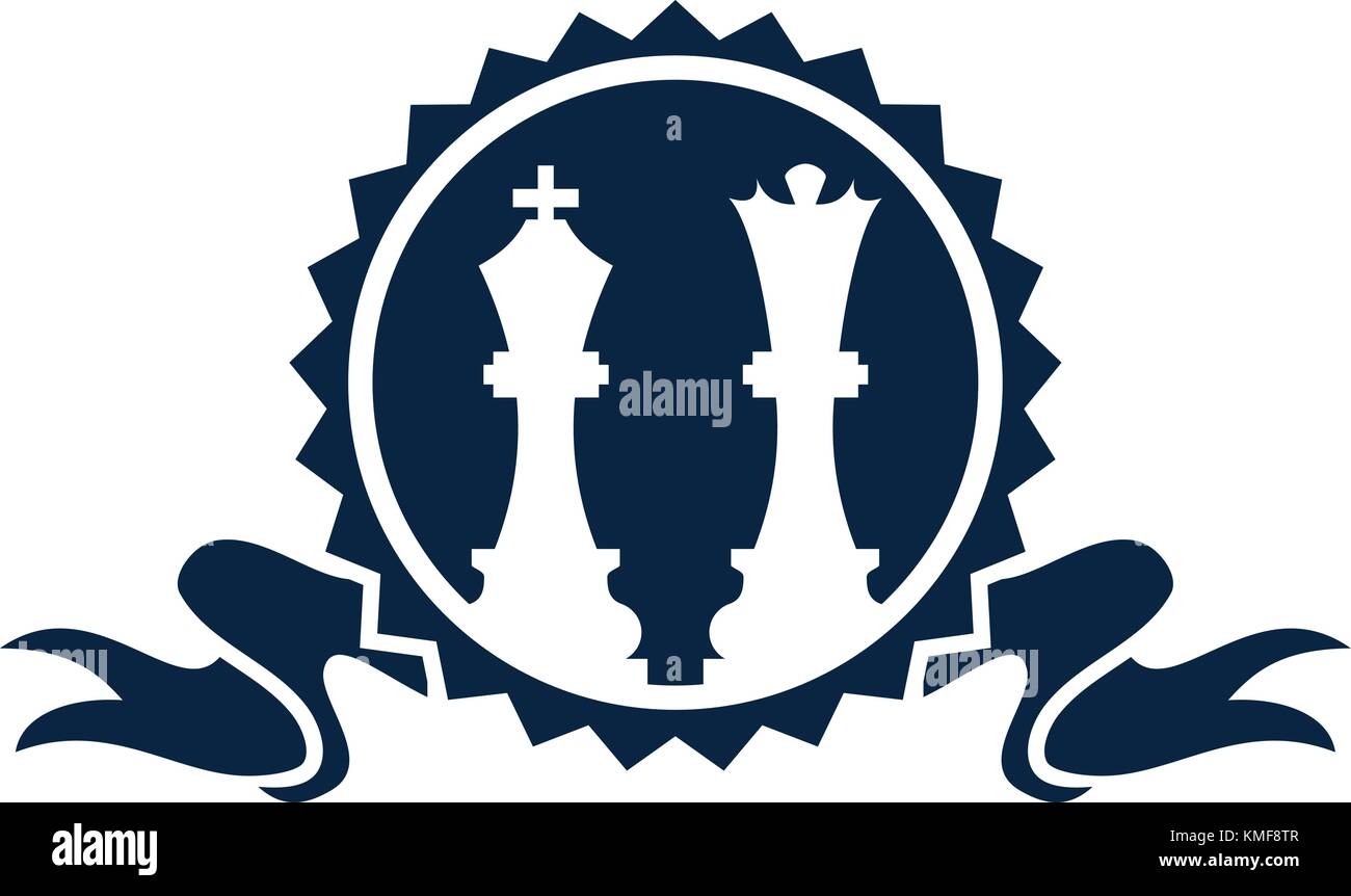 Chess shield Stock Vector Images - Alamy
