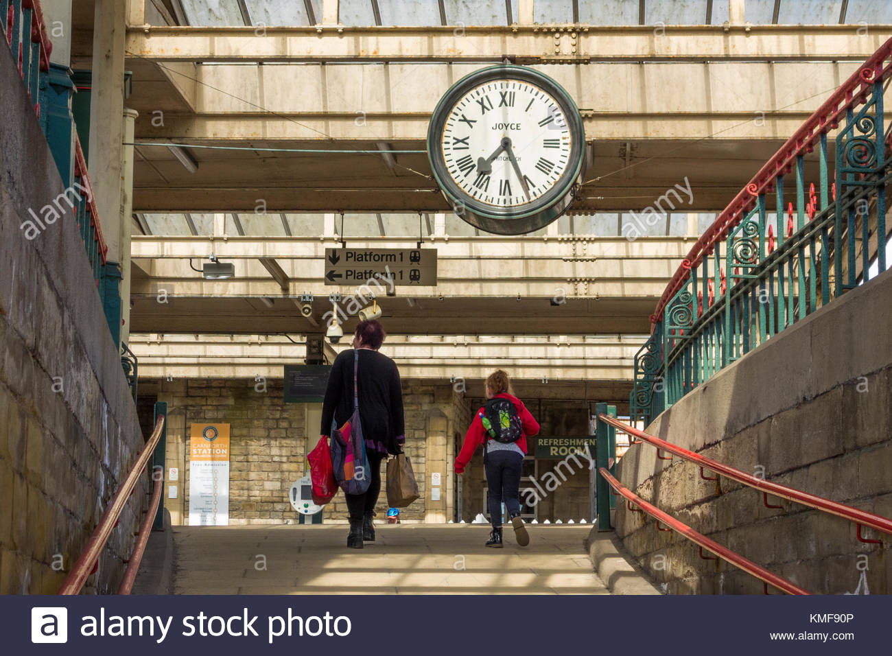 Carnforth Railway Station Clock High Resolution Stock Photography and ...