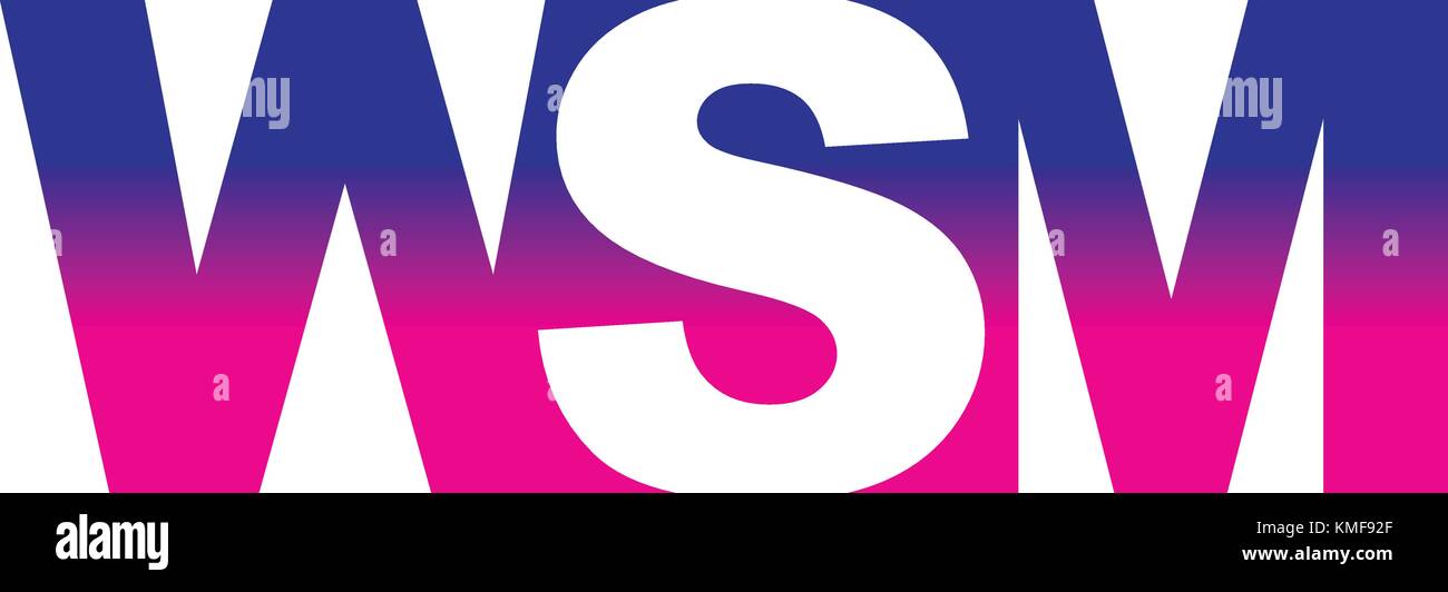 Wsm logo hi-res stock photography and images - Alamy