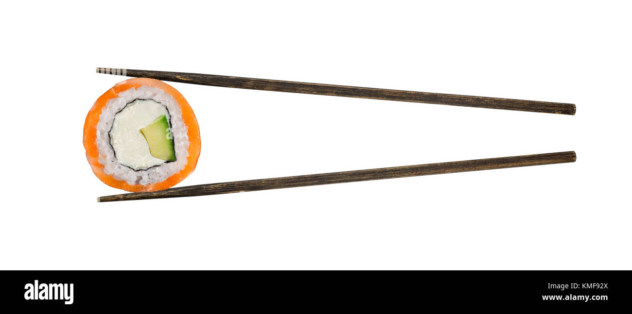 Food sushi maki avocado Cut Out Stock Images & Pictures - Alamy