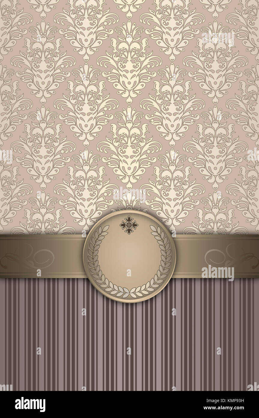 Vintage background with decorative old-fashioned patterns,elegant ...