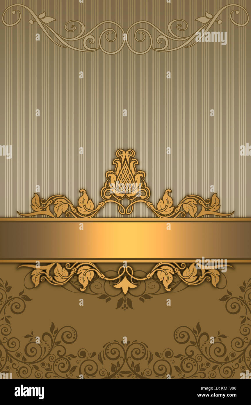 Decorative background with elegant floral patterns Stock Photo - Alamy