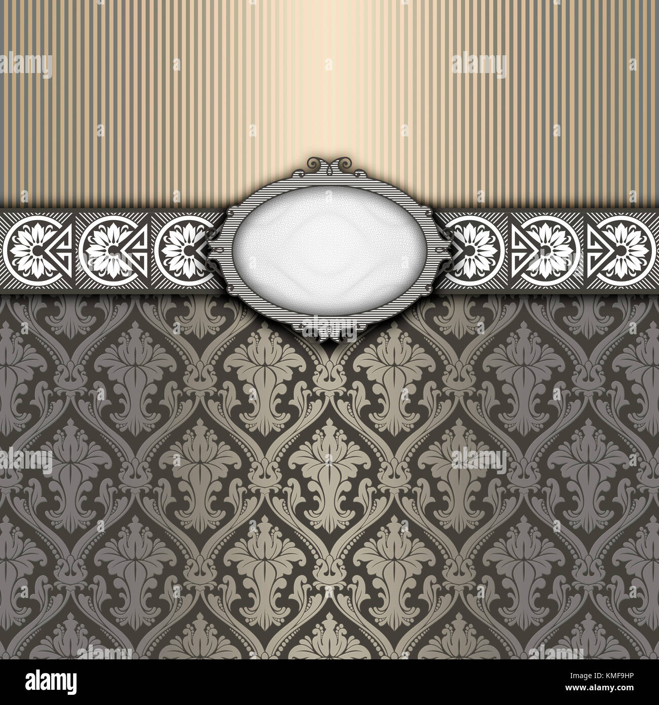 Vintage background with decorative old-fashioned patterns and elegant ...