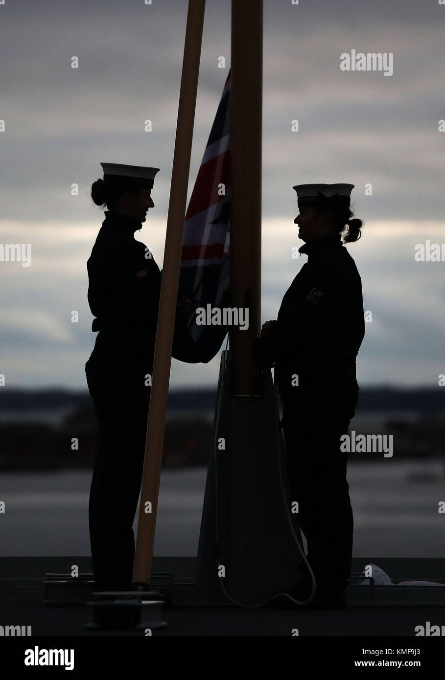 Royal Navy ratings Able Seaman Ellie Smith (left) and Able Seaman ...
