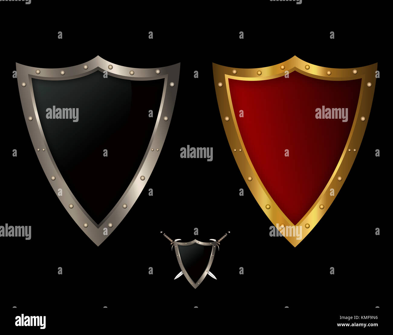 Medieval shields hi-res stock photography and images - Alamy