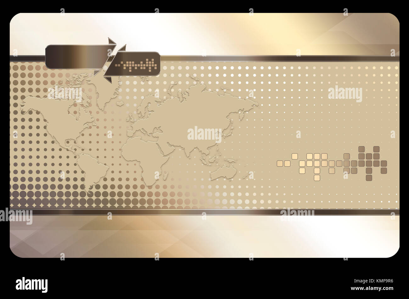 Business card template. Futuristic background for design of credit card ...