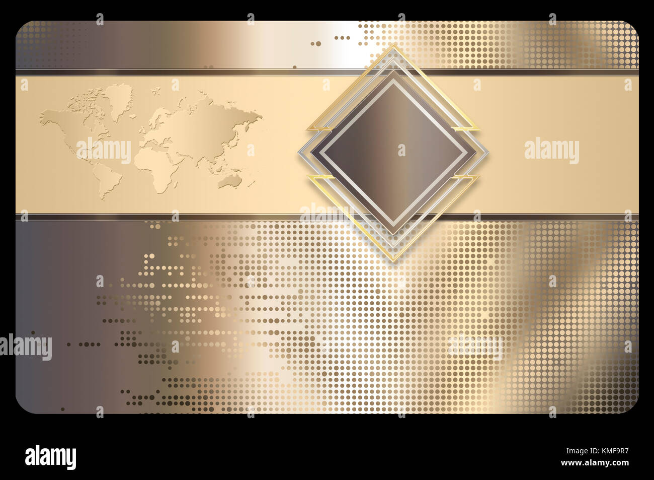 Business card template. Futuristic background for design of credit card ...