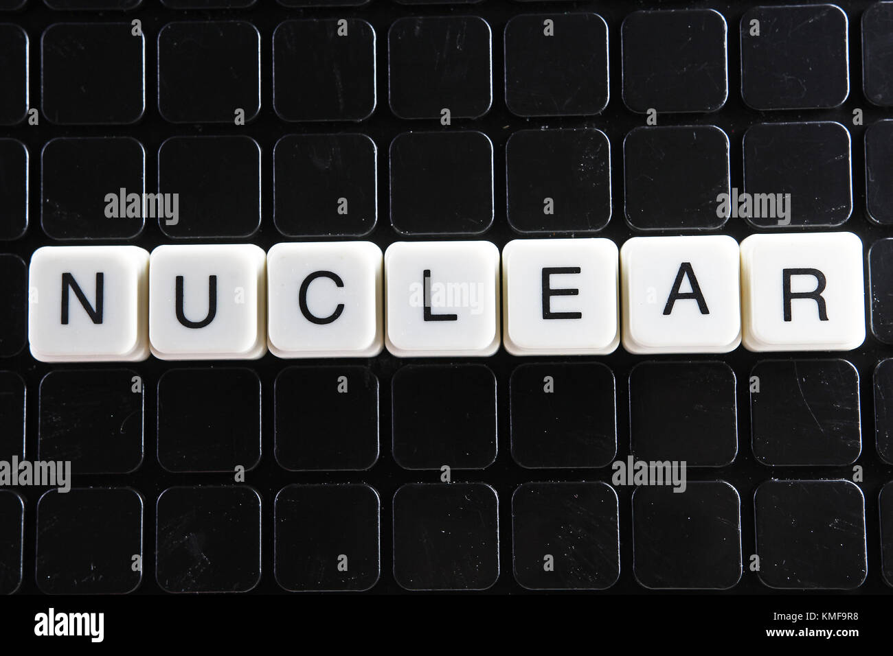 Nuclear text word crossword. Alphabet letter blocks game texture ...