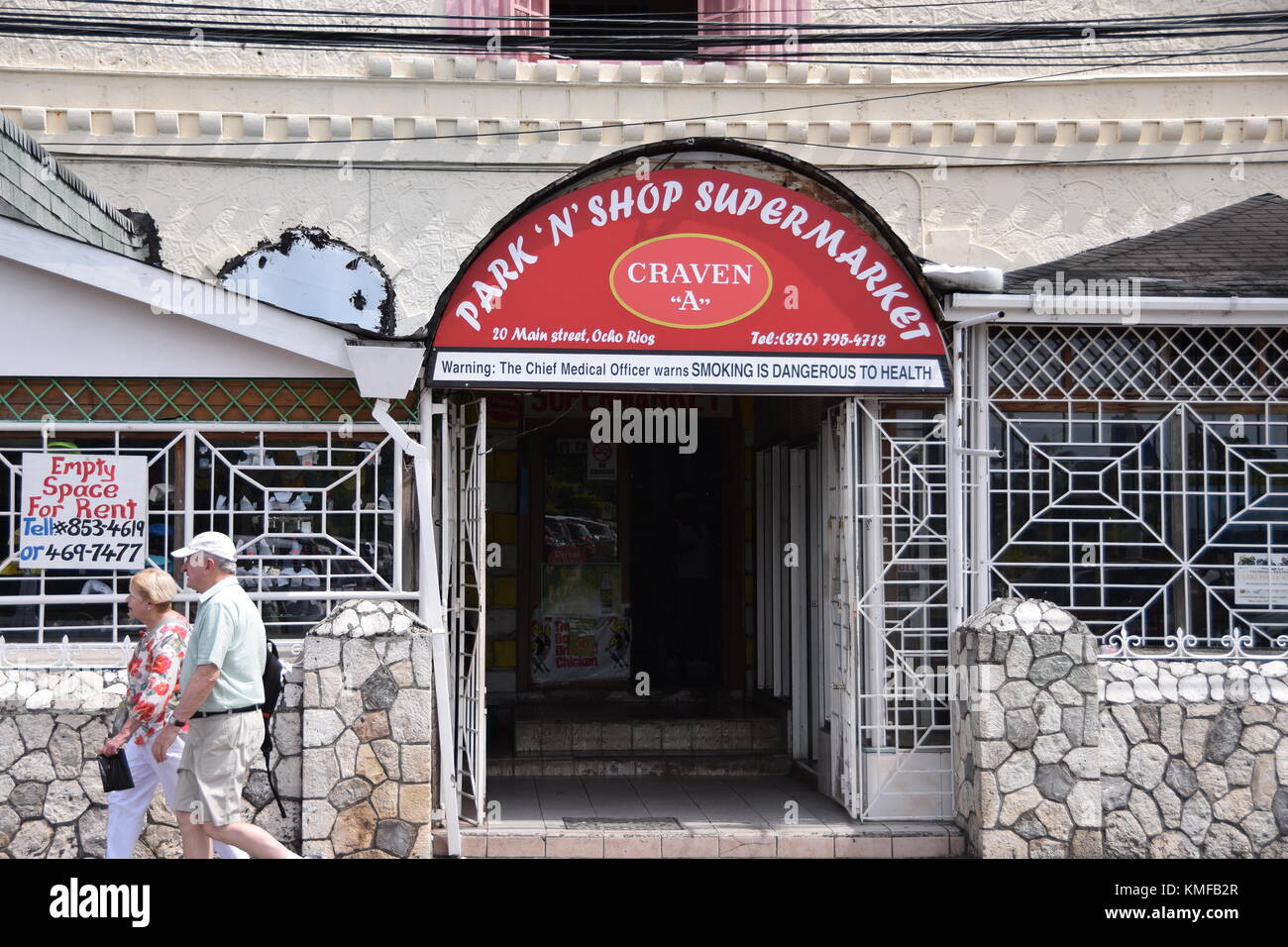 Park 'n' Shop supermarket Ocho Rios, Jamaica, Caribbean Stock Photo - Alamy