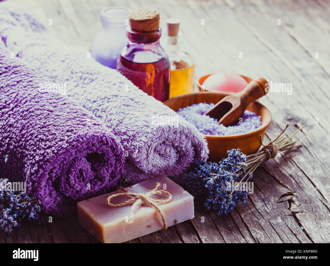 Lavender spa concept Stock Photo - Alamy