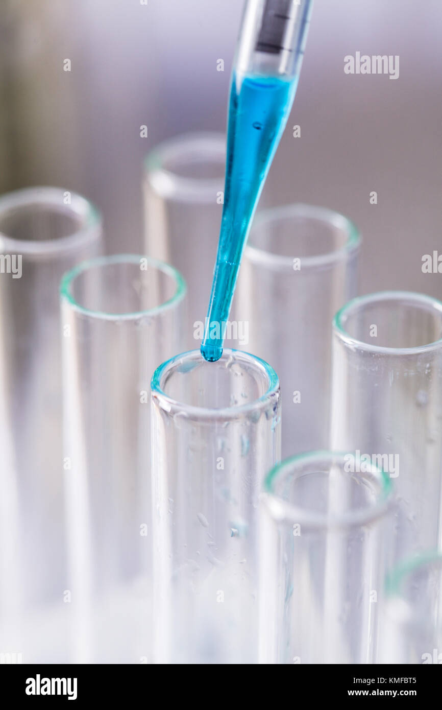 The Laboratory tubes Stock Photo - Alamy