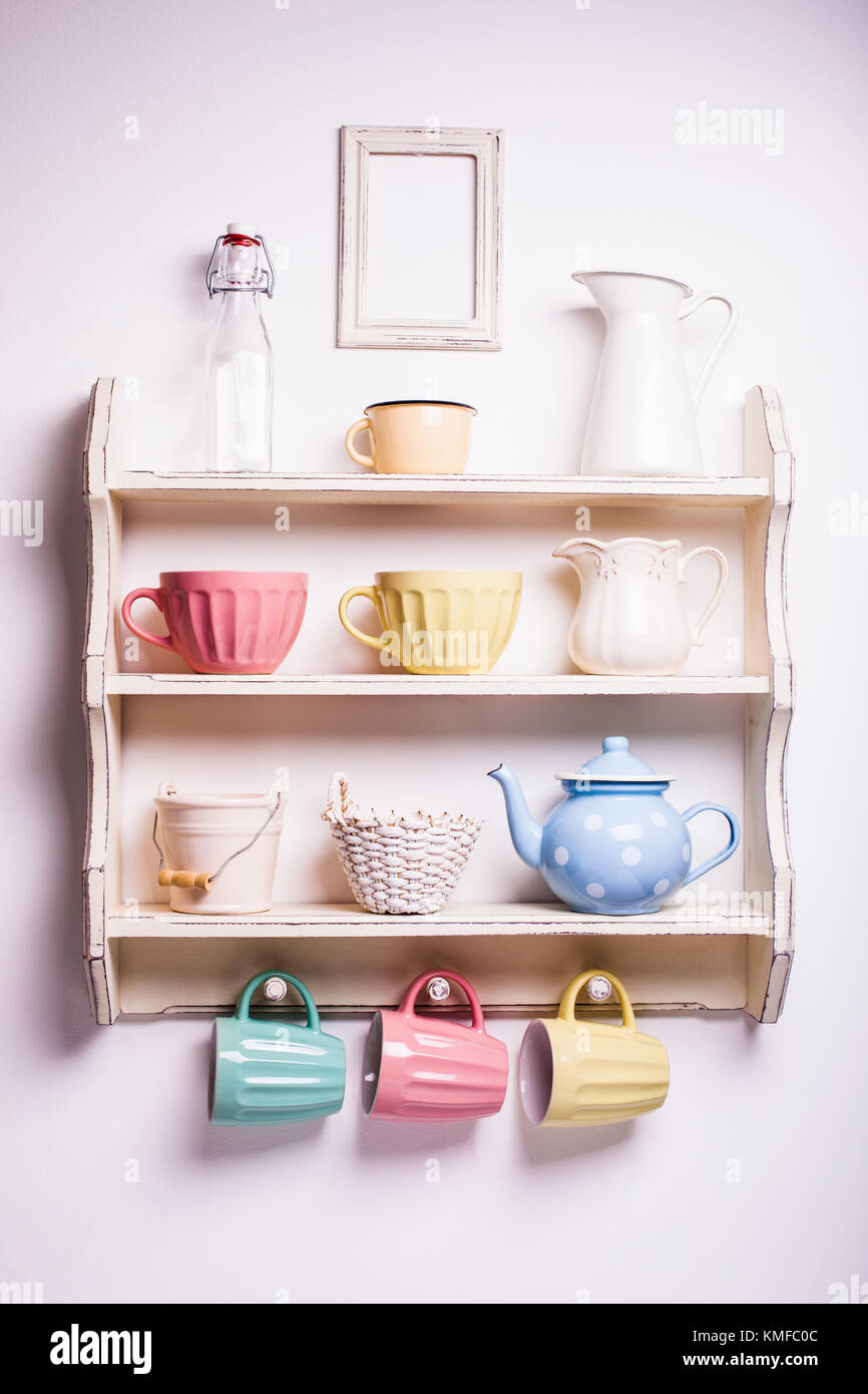 The Vintage shelf Stock Photo - Alamy
