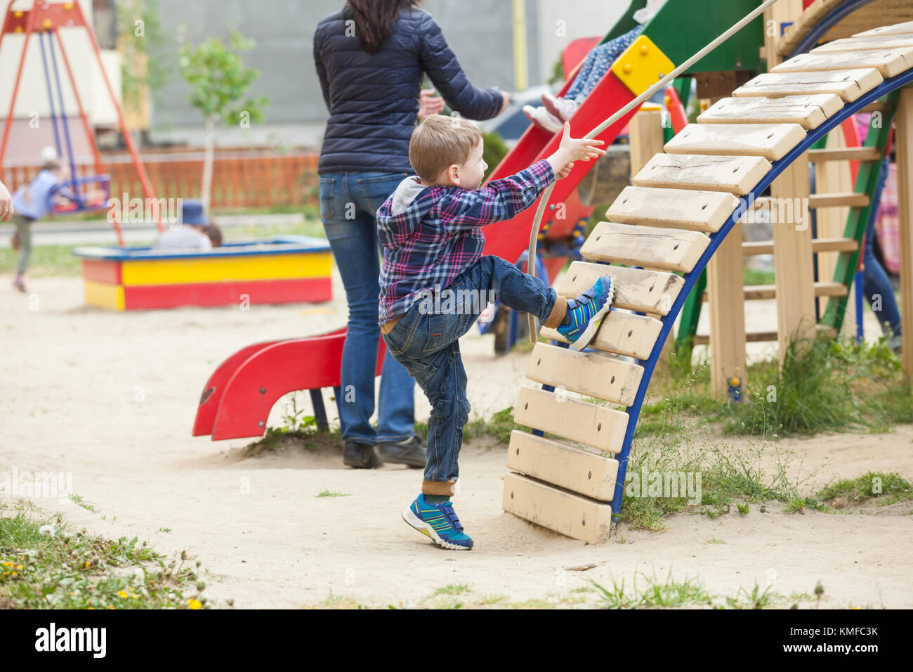 Children at the playground Stock Photo - Alamy