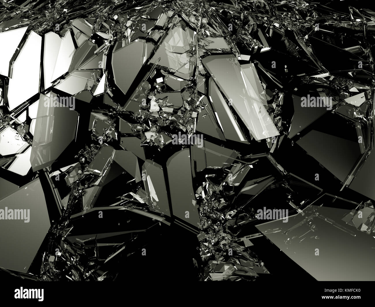 Accident: Pieces of broken glass over black. Large resolution Stock ...