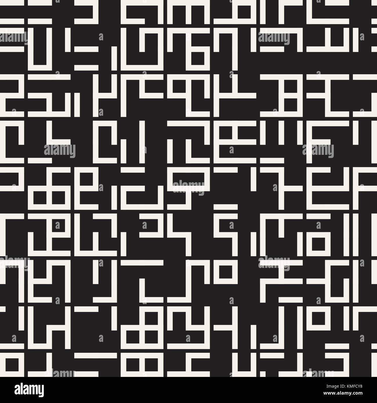 Irregular Tangled Shapes. Abstract Geometric Background Design. Vector ...