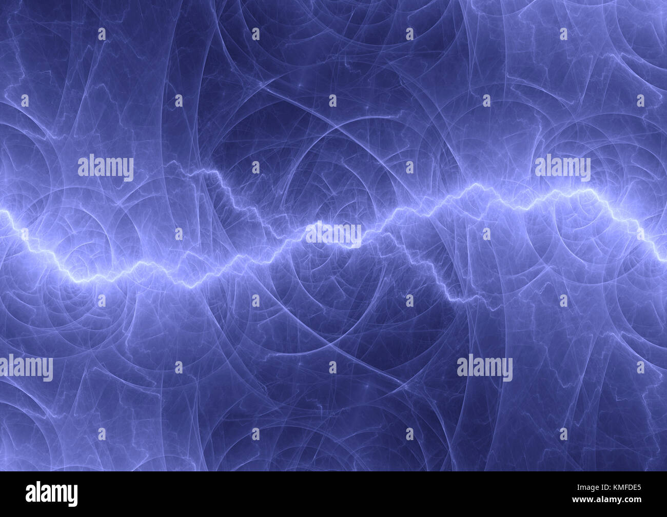 Blue electrical lightning background Stock Photo - Alamy