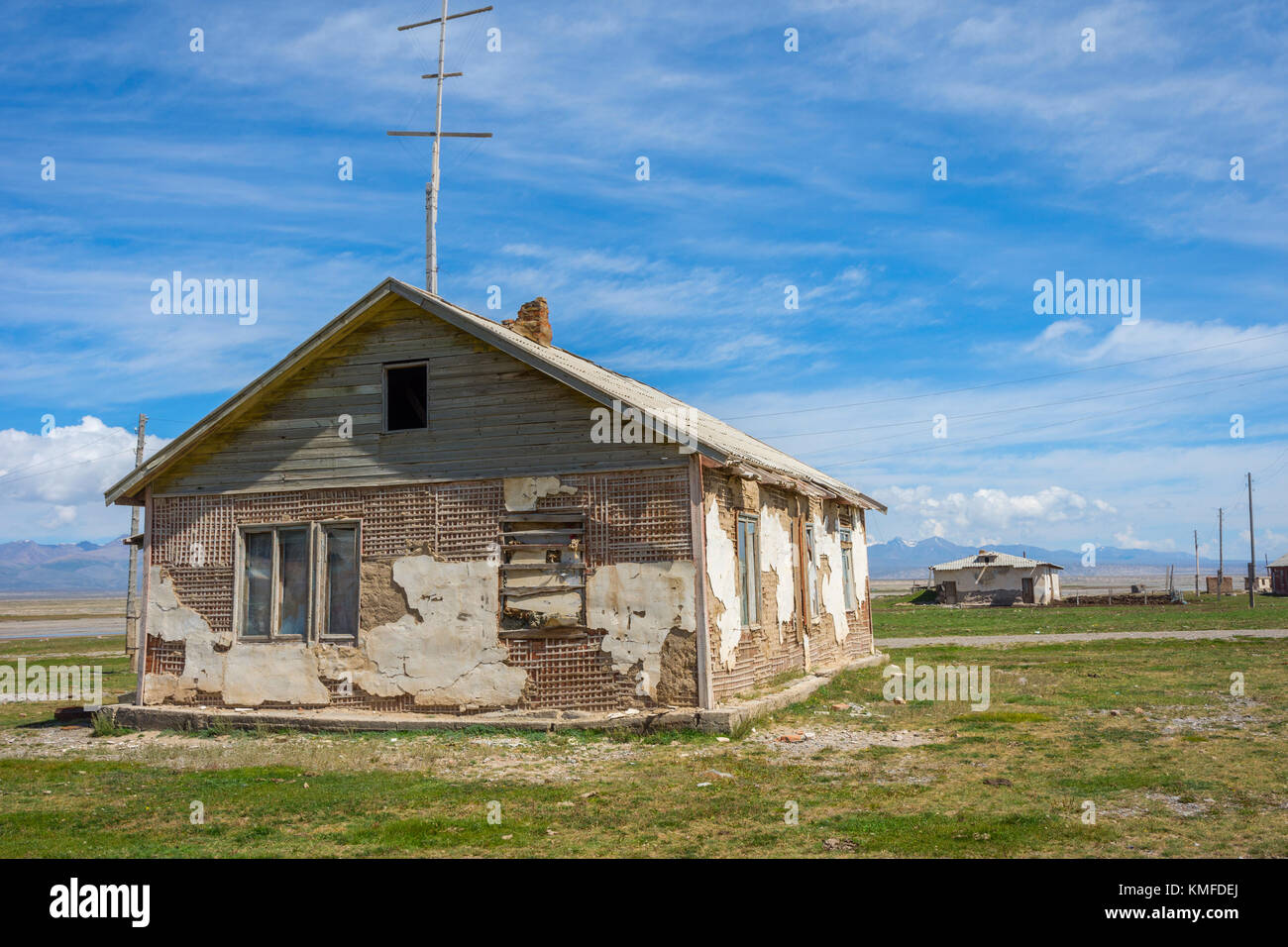 Kyrgyzstan village house hi-res stock photography and images - Alamy